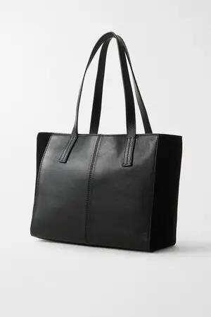 See By Chloé Tilda Small Whipstitched Leather And Suede Tote