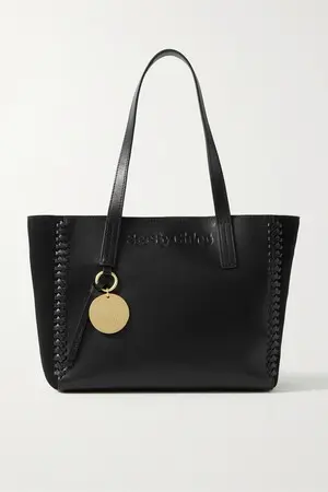 See By Chloé Tilda Small Whipstitched Leather And Suede Tote
