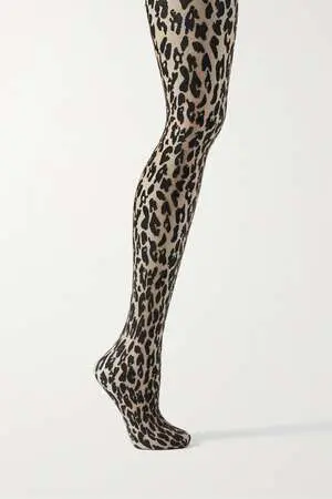 Wolford Wolford Josey 20 Denier Leopard-Print Tights Leopard Print