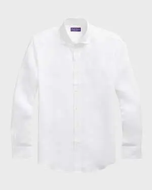 Ralph Lauren Linen Shirt - Optical White