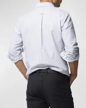Rodd & Gunn Apos;s Oxford Stripe Sport Shirt - Royal