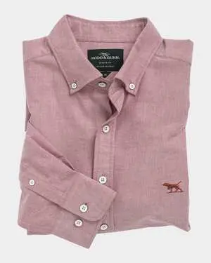 Rodd & Gunn Men & Apos;s Pointer Oxford Sport Shirt Merlot