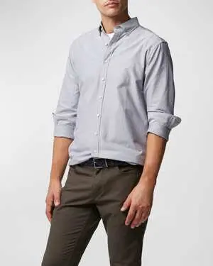 Rodd & Gunn Men & Apos;s Pointer Oxford Sport Shirt Tarmac