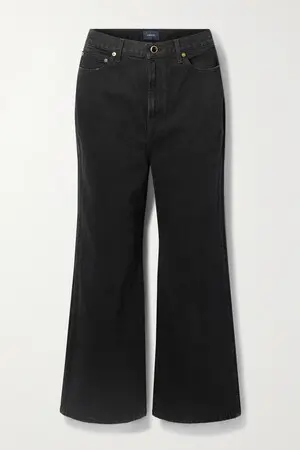 Khaite Jordan High-rise Wide-leg Jeans