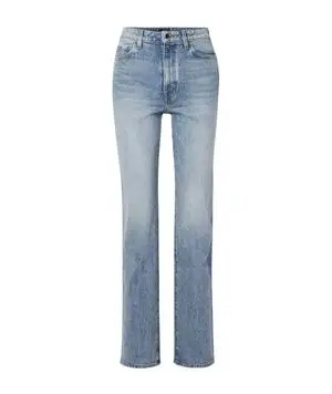 Khaite Danielle High-rise Straight-leg Jeans - Blue