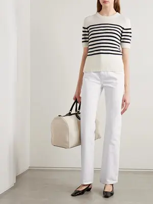 Khaite Danielle High-rise Straight-leg Jeans - White