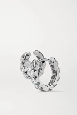 MARIA TASH Eternity Diamond Hoop Earring
