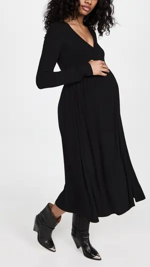 Hatch The Softest Rib Nursing Dress