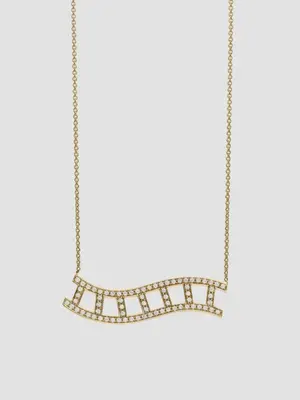 Sophie Bille Brahe Chelle Ocean 18k Yellow & Diamond Necklace - Gold