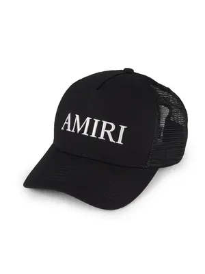 Amiri Core Logo Trucker Hat - Black