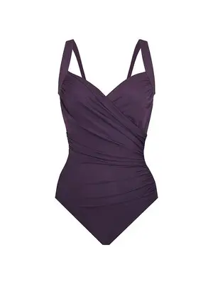 Miraclesuit Must Haves Sanibel One-piece Swimsuit Sangria Purple