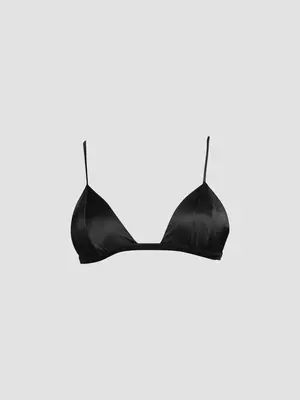 FLEUR DU MAL Stretch Triangle Bra - Black