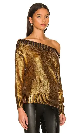Superdown Marla Metallic Sweater