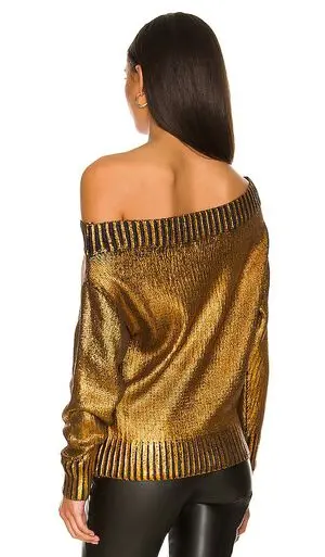 Superdown Marla Metallic Sweater