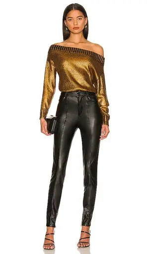 Superdown Marla Metallic Sweater