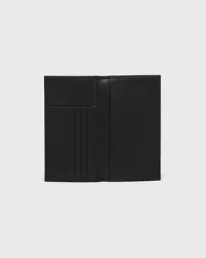 Prada Saffiano Leather Passport Cover - F0002 Nero