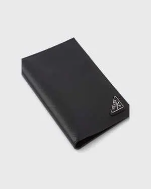 Prada Saffiano Leather Passport Cover - F0002 Nero