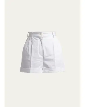 Dolce & Gabbana High-rise Gabardine Shorts
