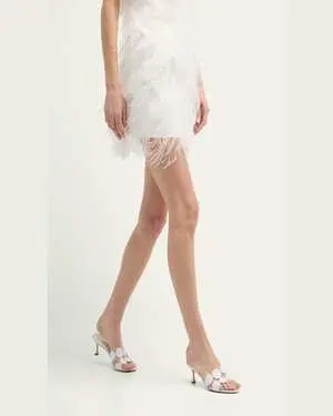Manolo Blahnik Haribalmu Leather Slide Sandals - White