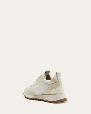 Brunello Cucinelli Mixed Leather Runner Sneakers - Panama