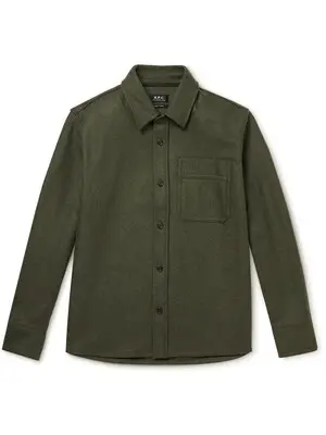 A.p.c. Basile Wool-blend Overshirt