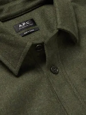 A.p.c. Basile Wool-blend Overshirt