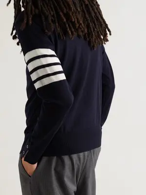 Thom Browne Striped Merino Wool Sweater