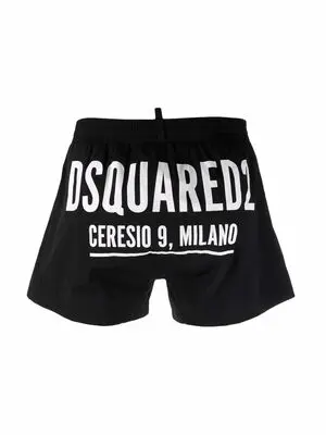 Dsquared2 Logo Print Swim Shorts