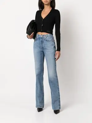 RE/DONE 70s Bootcut Whiskered Jeans