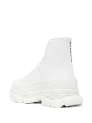 Alexander McQueen Tread Slick Sneakers - White