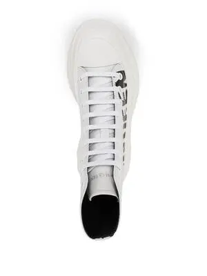 Alexander McQueen Tread Slick Sneakers - White