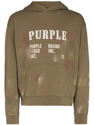 Purple Brand Printed Sweatshirts Hoodies For Men