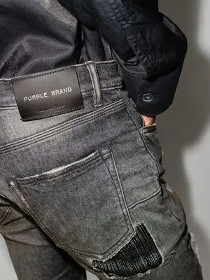 PURPLE BRAND Distressed-finish Skinny-jeans