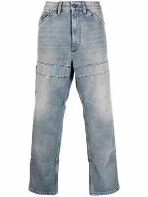 DIESEL® D-franky Straight Leg Jeans