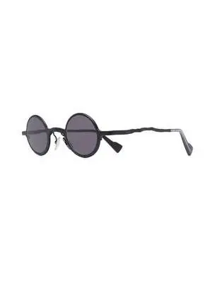 KUBORAUM Knarled-arm Round Frame Sunglasses