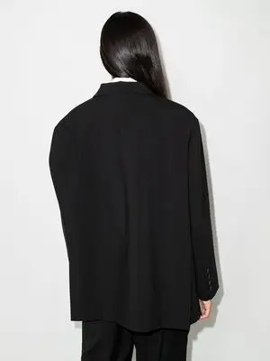 THE FRANKIE SHOP Bea Oversize Blazer - Black