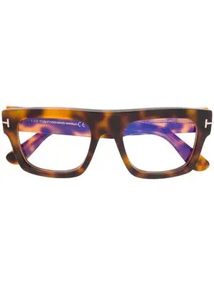 TOM FORD Tortoiseshell Glasses - Brown