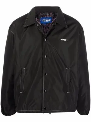 AWAKE NY Embroidered Long-sleeve Jacket - Black
