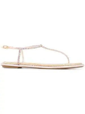 Rene Caovilla Embellished Flat Sandals
