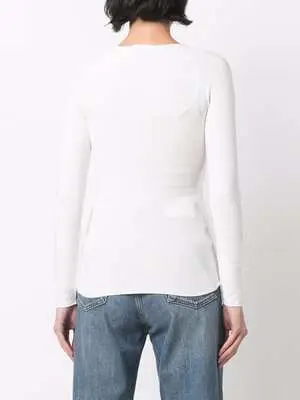 Giorgio Armani Ribbed-knit Fitted Jumper