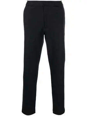 Theory Tapered-leg Track Pants - Black