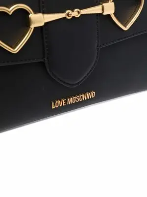 Moschino Heart-motif Chain Shoulder Bag
