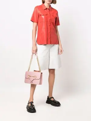 Moschino Heart Detail Shoulder Bag