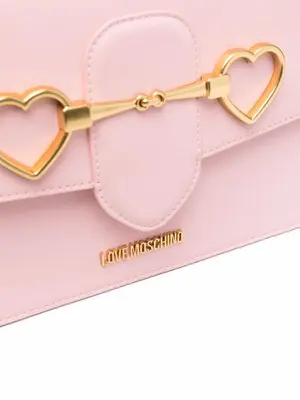 Moschino Heart Detail Shoulder Bag