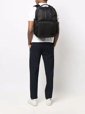 PIQUADRO Fast Check Panelled Backpack