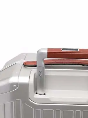 PIQUADRO Aluminium Ridged 4-wheel Suitcase