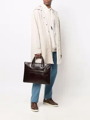 PIQUADRO Leather Briefcase