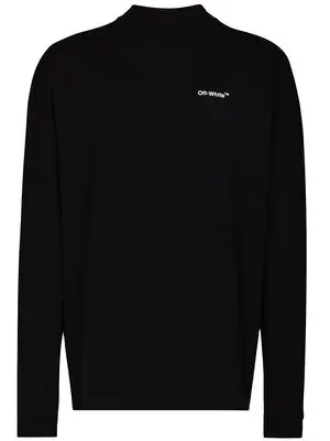 Off-White Caravaggio Arrow Long-sleeve T-shirt - Black