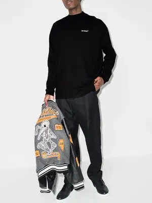 Off-White Caravaggio Arrow Long-sleeve T-shirt - Black