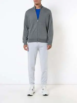 Brunello Cucinelli Zipped Cardigan - Grey